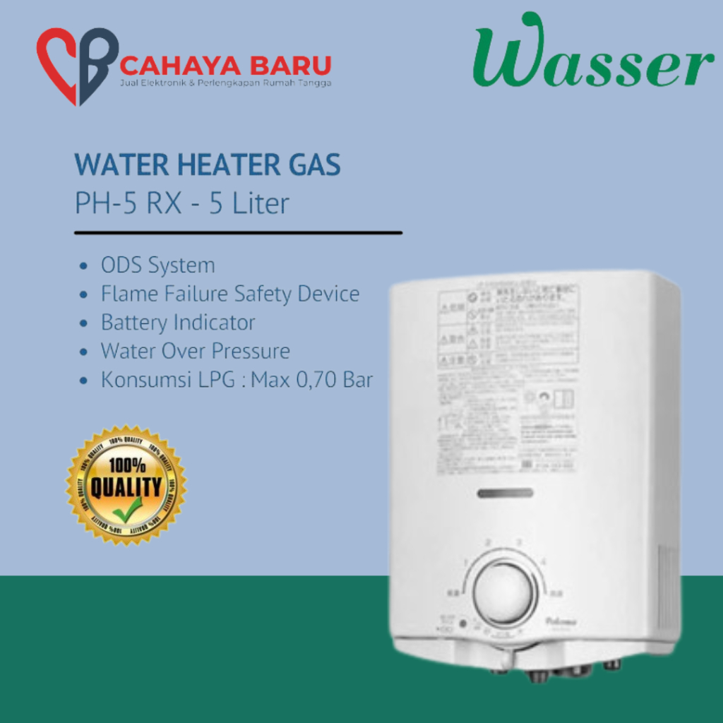 Jual PALOMA WATER HEATER LPG PH-5RX | Shopee Indonesia