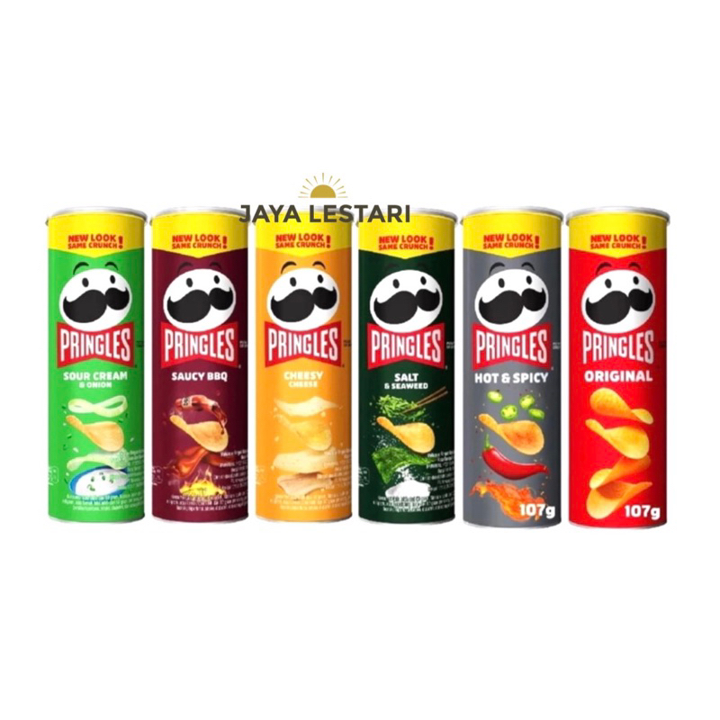 Jual Pringles Keripik Kentang (6 Varian Rasa) (107g) | Shopee Indonesia