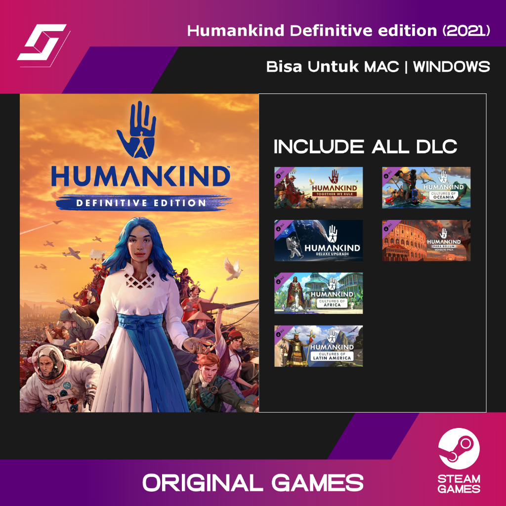Jual Humankind Definitive Edition PC Laptop & Mac Game Original ...