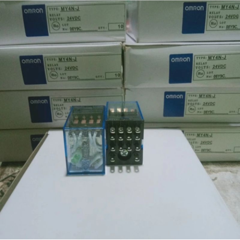 Jual RELAY OMRON MY4N-J 24VDC ORIGINAL ASLI | Shopee Indonesia