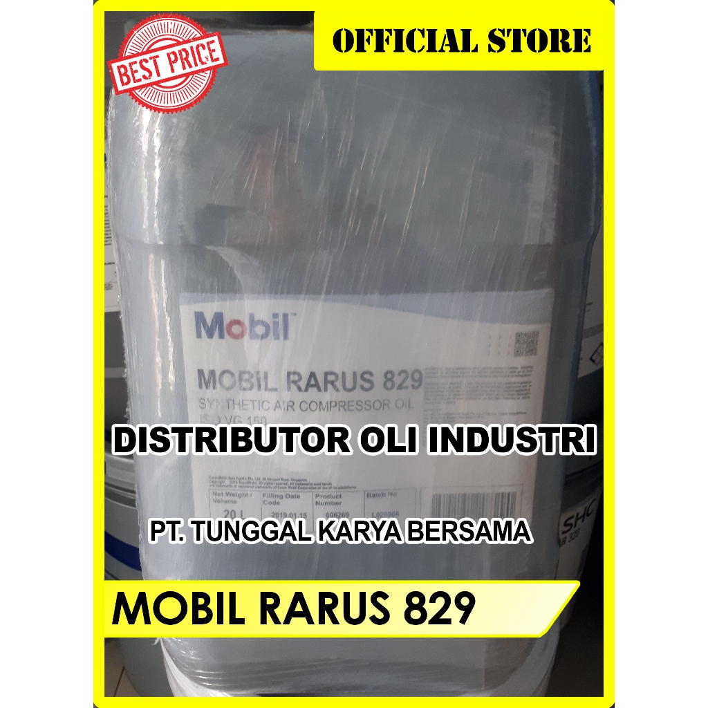 Jual MOBIL RARUS 829 ( Synthetic Piston Compressor Oil - Ready Stock ...