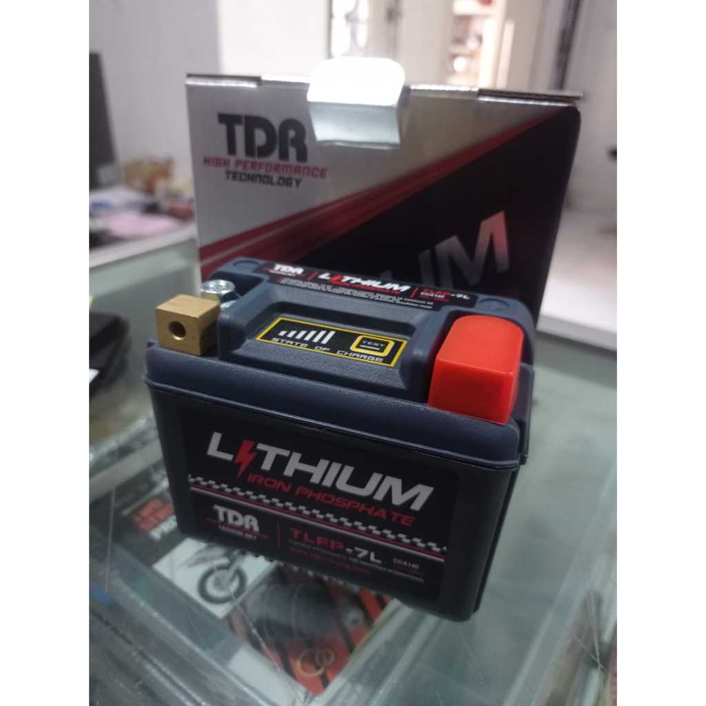 Jual Aki Motor TDR Lithium Iron Phosphate LiFePO4 Battery TLFP-7L 12V ...