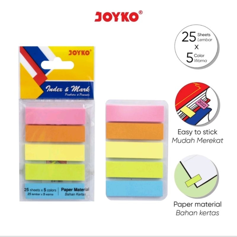 Jual Joyko Index & Memo IM-45 (Kertas) / Permbatas Buku | Shopee Indonesia