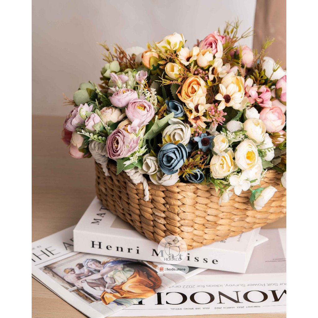 Jual Artificial Peony Spray Bunga Palsu Dekorasi Rumah Wedding Buket