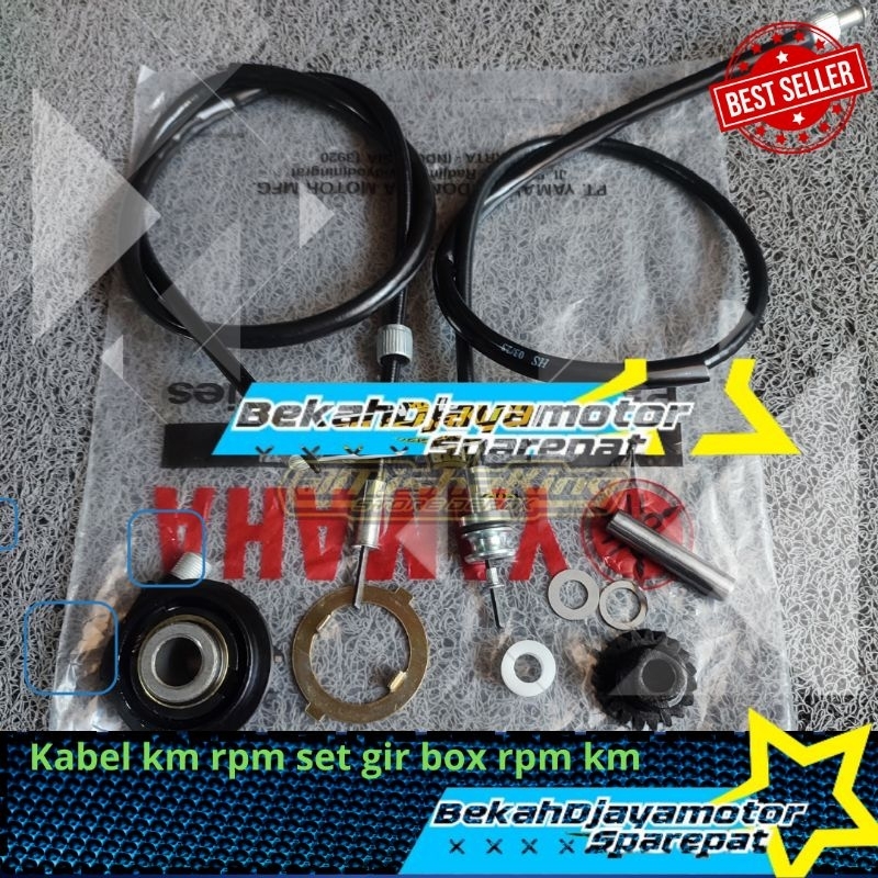 Jual Kabel km dan rpm RX king lengkap gir box dan gigi rpm ckd kualitas ...