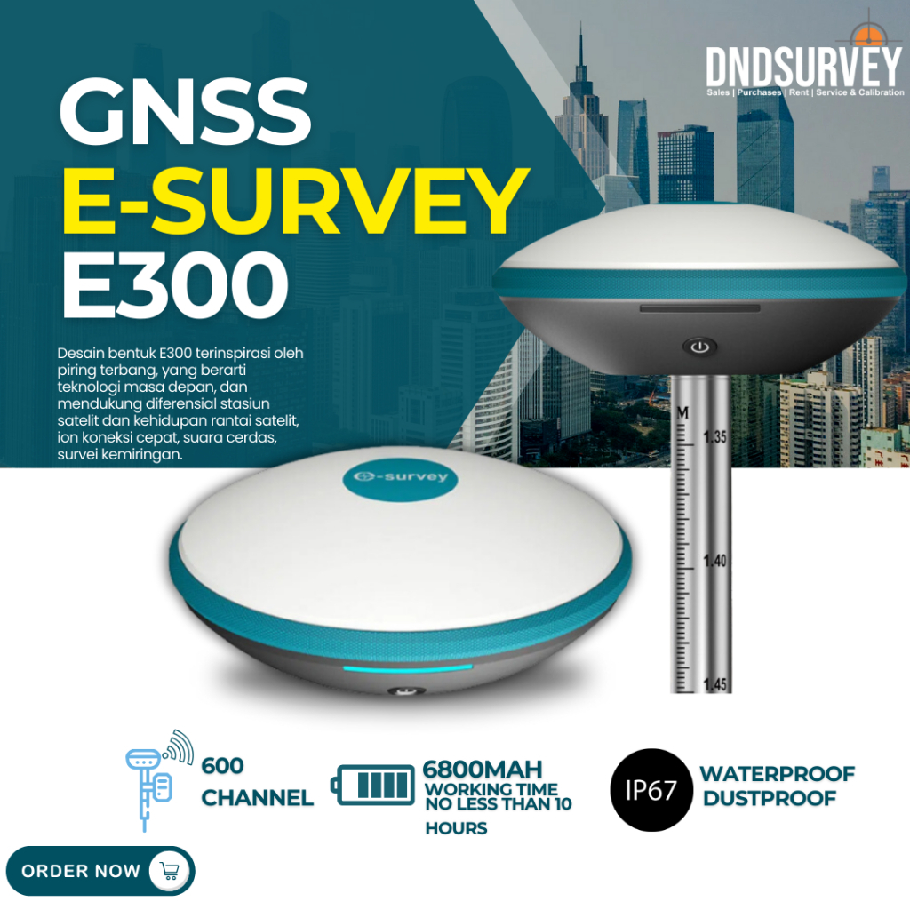 Jual GNSS GPS RTK Geodetik Statik E-Survey E300 Baru Bergaransi ...