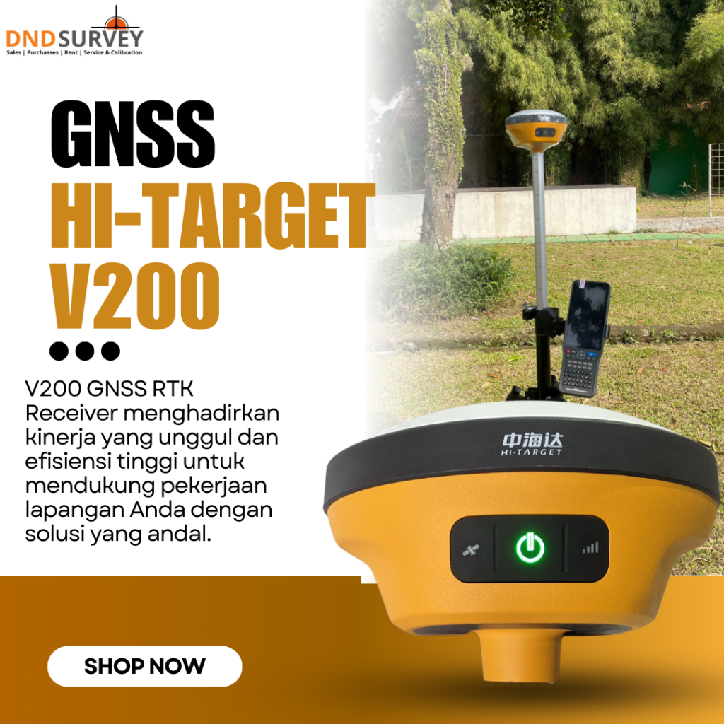 Jual Gnss Rtk Hi-Target V200 Gps Receiver Geodetik Statik Bergaransi ...