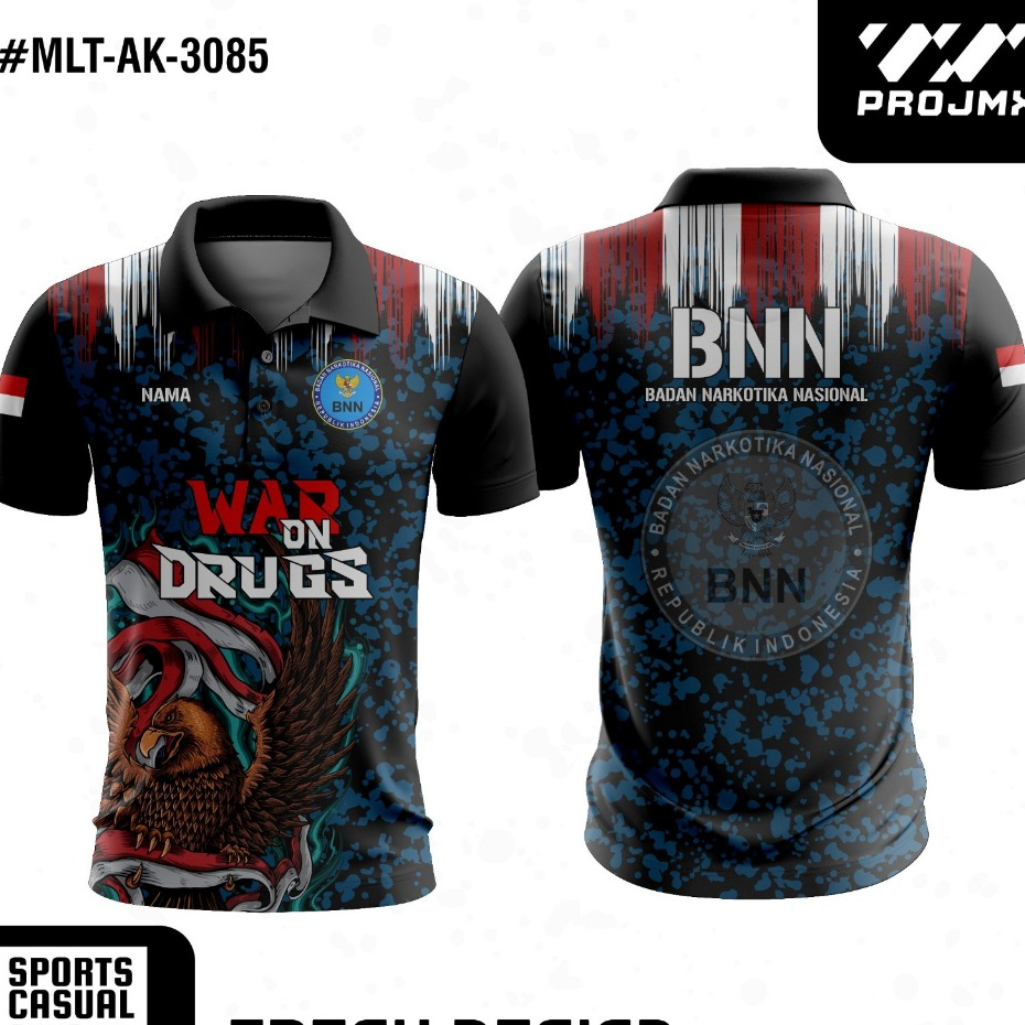 Jual PROJMX - KAOS JERSEY BADAN NARKOTIKA NASIONAL/BNN TERBARU FULL ...