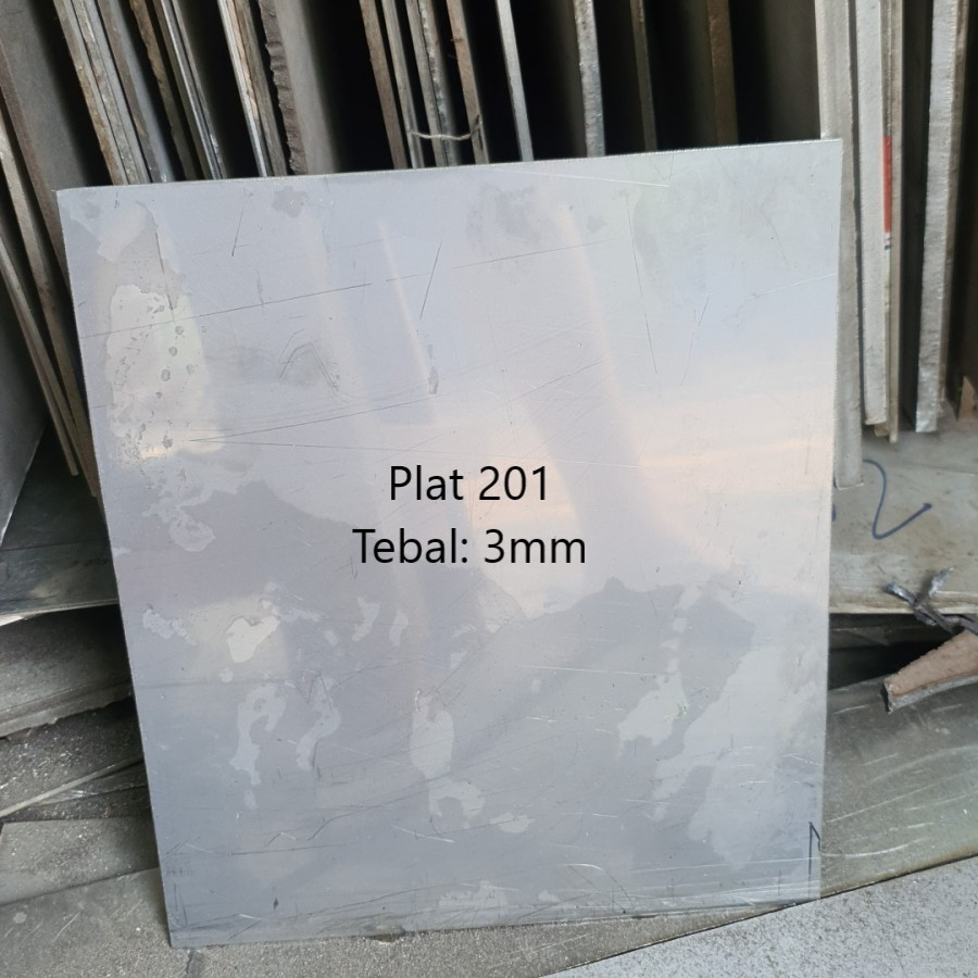 Jual Plat stainless 201 steel tebal 3mm, SUS 201, bisa custom berbagai ...