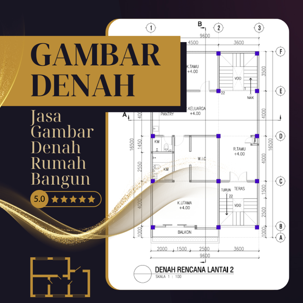 Jual Gambar Denah Rumah Bangunan 2D Site Layout Desain Arsitek | Shopee ...