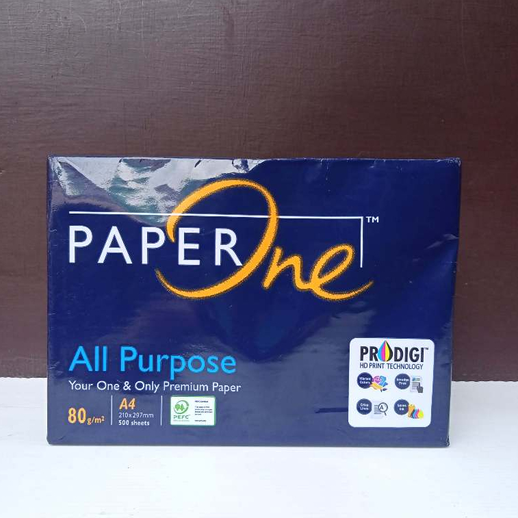 Jual PAPERONE KERTAS HVS A4 80 GRAM KERTAS HVS A4 PAPERONE | Shopee ...