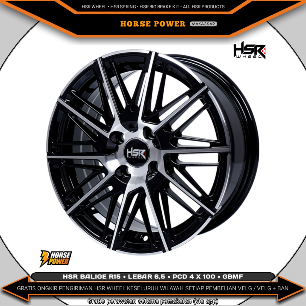 Jual Velg R15 • Mobil 4 Baut Roda • Single Pcd 4 x 100 • Hsr Balige ...