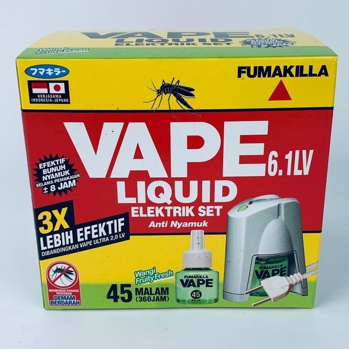 Jual FUMAKILLA Alat Elektrik Liquid SET Alat Plus Reffil 45Malam Obat ...