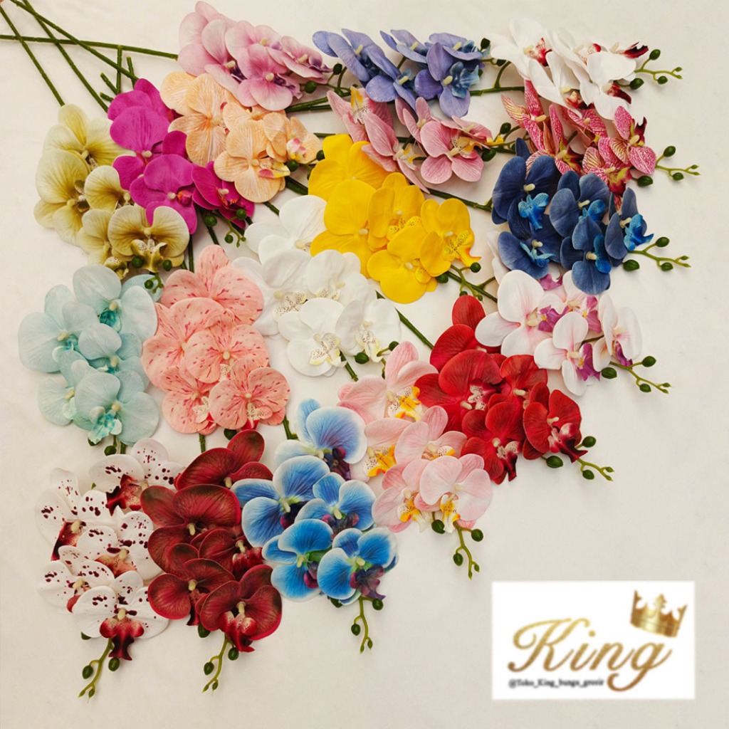 Jual Anggrek Latex K5 Real Touch Large Orchids Premium Bunga Anggrek ...
