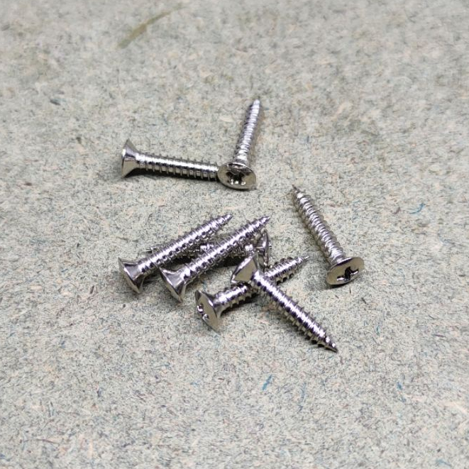 Jual Screw Mounting Ring Sekrup Baut Frame Pickup Chrome | Shopee Indonesia