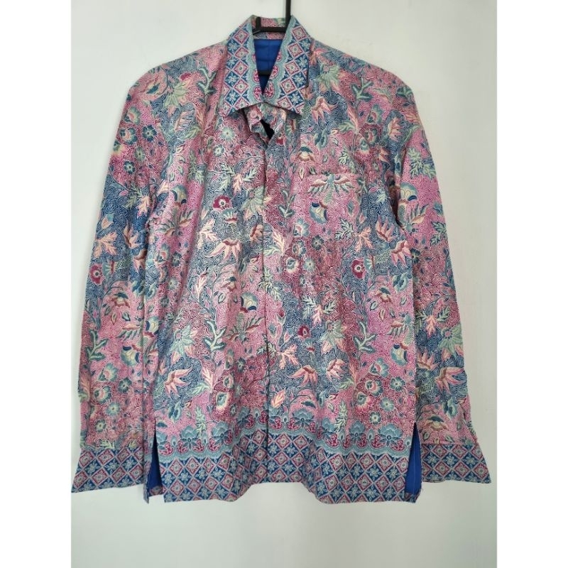 Jual Kemeja Batik Lengan Panjang bahan Batik Keris / Kemeja Batik ...