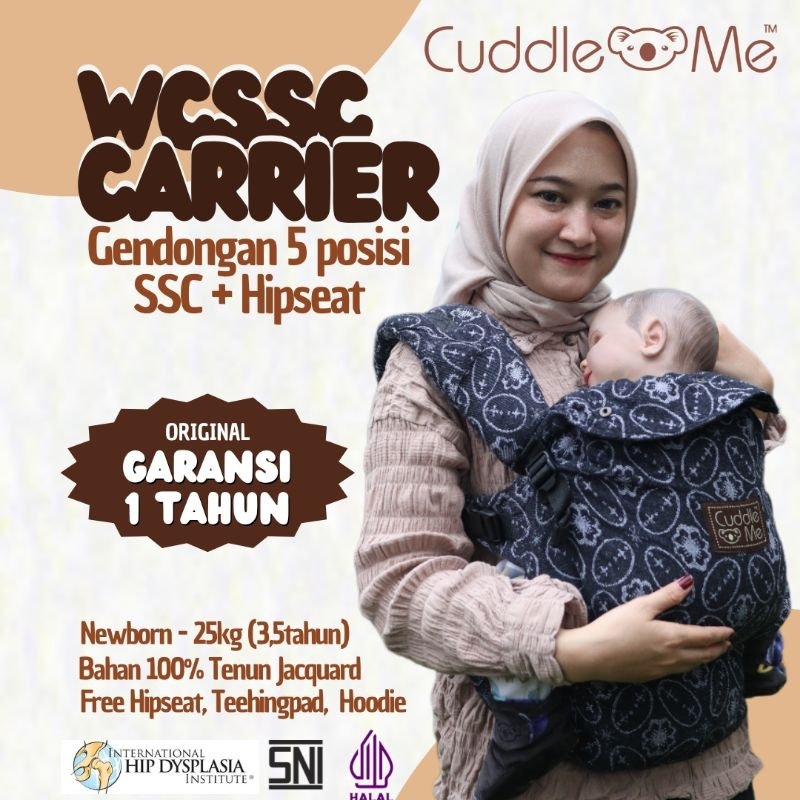 Jual Cuddleme WCSSC Jacquard Ultimo Gendongan Bayi Hipseat M Shape 5 ...