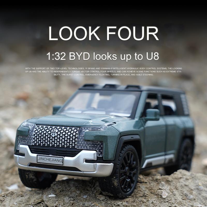 Jual Diecast Alloy Model BYD U8 scala 1:32 With Sound Light and ...