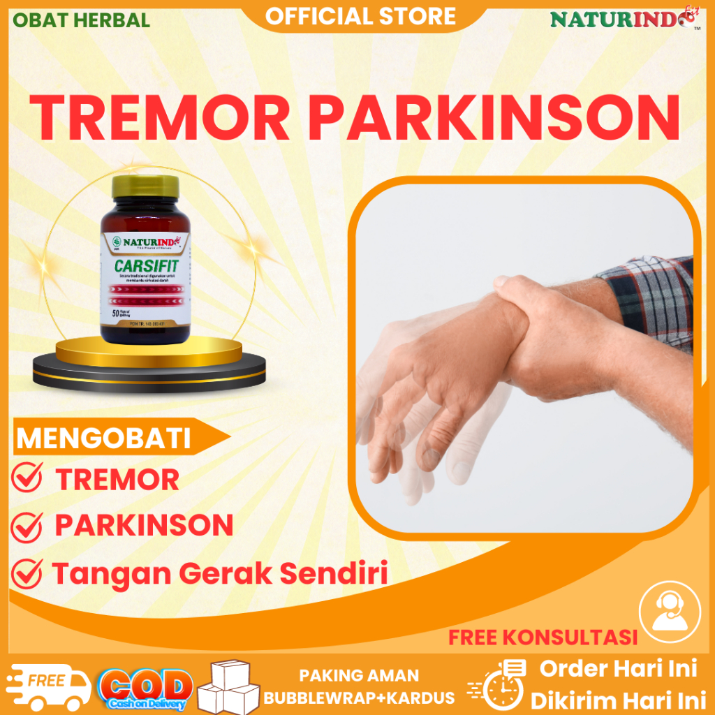 Jual Obat Tremor Parkinson Tangan Gemetar Gerak Sendiri Herbal Ampuh ...