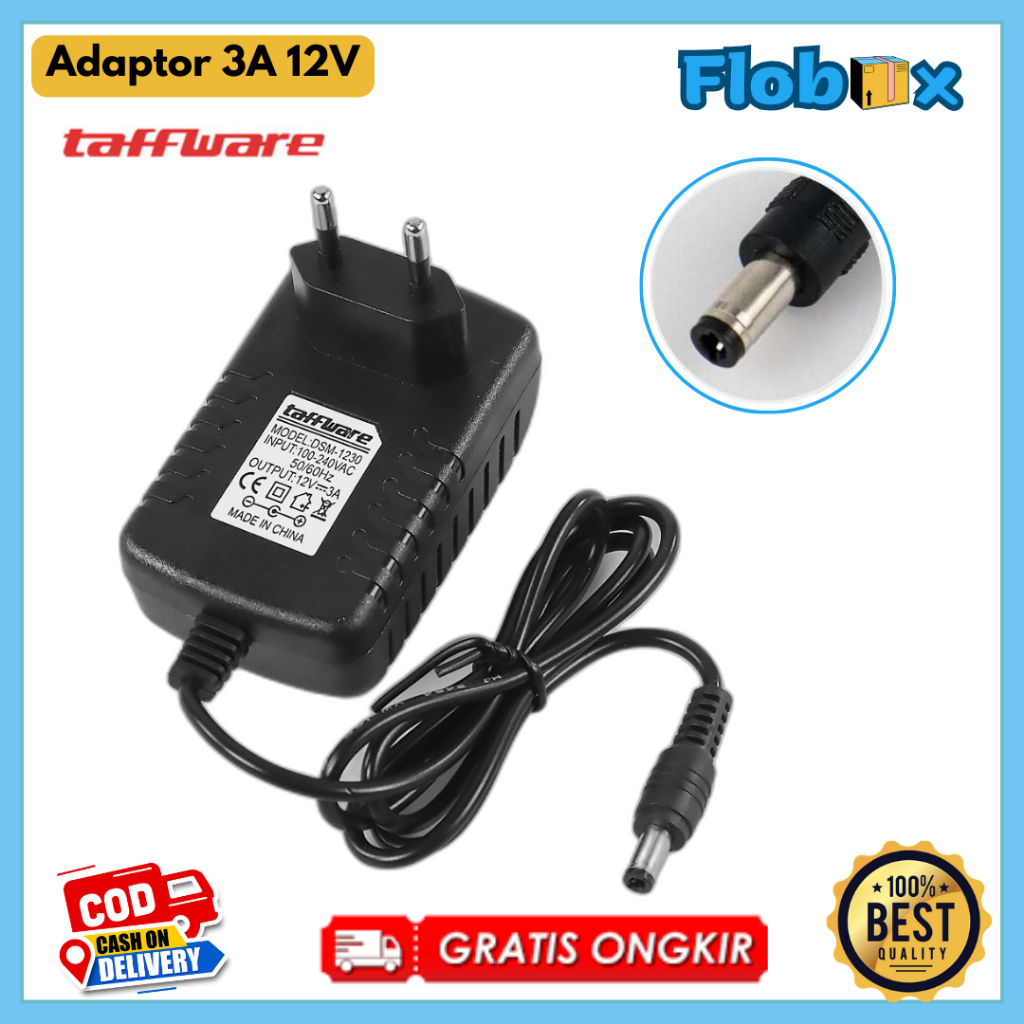 Jual Adaptor Power Supply 12V 3A Pompa Air DC LED Strip Adapter Catu ...