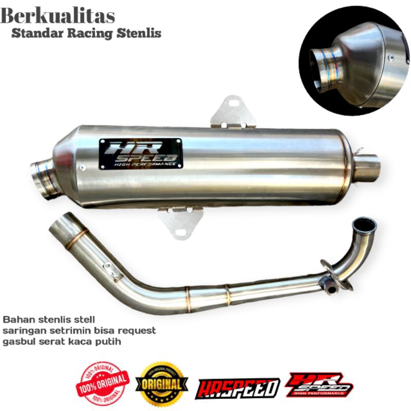 Jual PROMO Knalpot standar racing Nmax aerox Vario pcx laxi adv scoopy ...