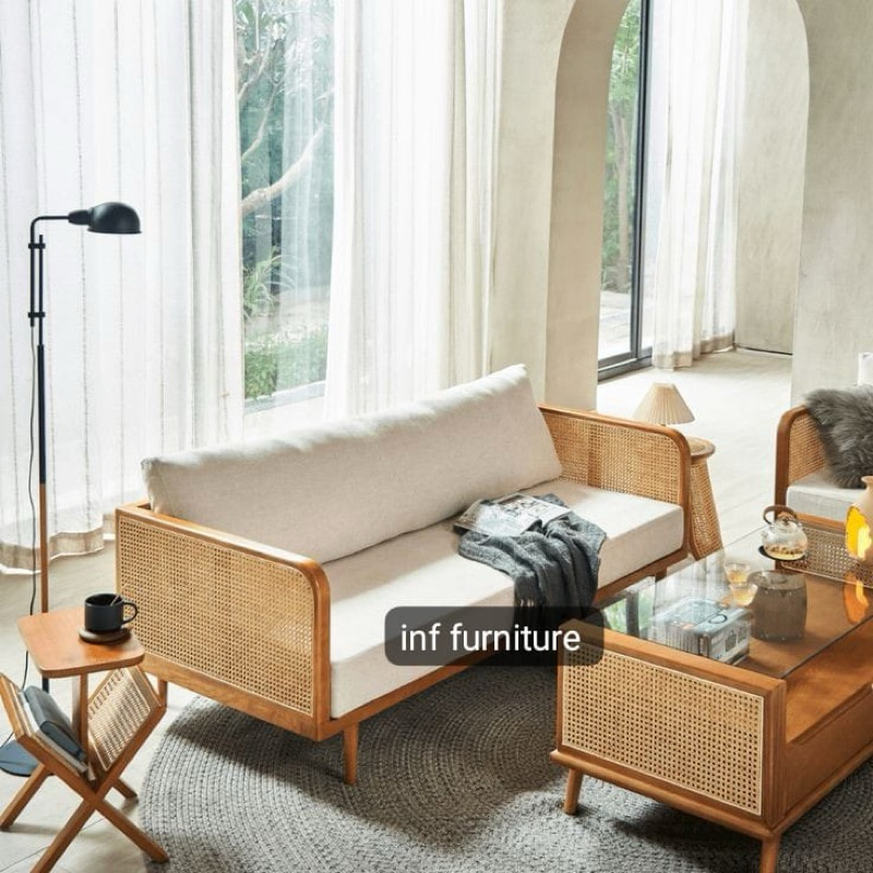 Jual sofa minimalis Sofa tamu rotan sofa rotan asli jati minimalis sofa ...