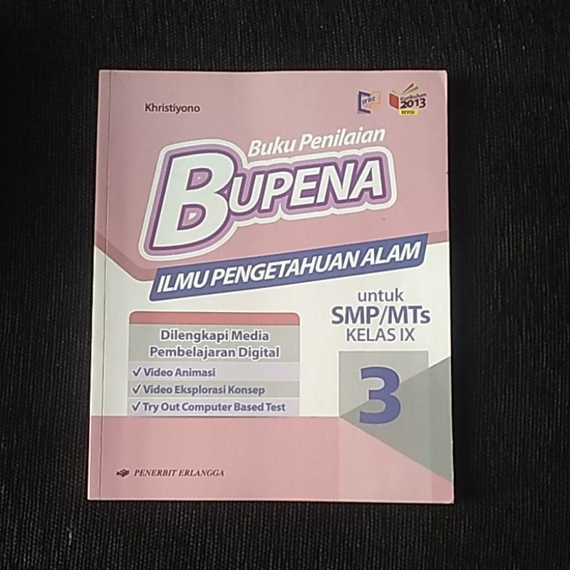 Jual BUPENA IPA SMP/MTS KELAS 3 K13 EDISI REVISI ERLANGGA | Shopee Indonesia