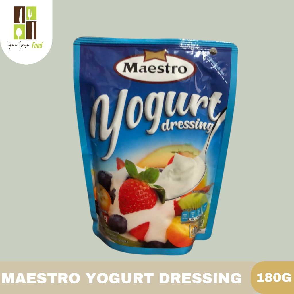 Jual Maestro Yogurt Dressing Saus / Saus Salad Buah Kemasan Pouch 180g ...