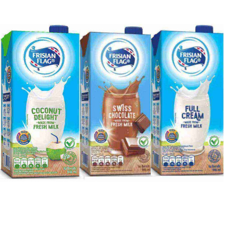 Jual Susu Frisian Flag / Susu Bendera UHT 946 ml | Shopee Indonesia