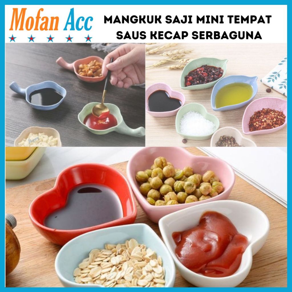 Jual Sauce Plate Mangkuk Mini Tempat Saos Kecap Bahan Jerami Gandum BPA ...