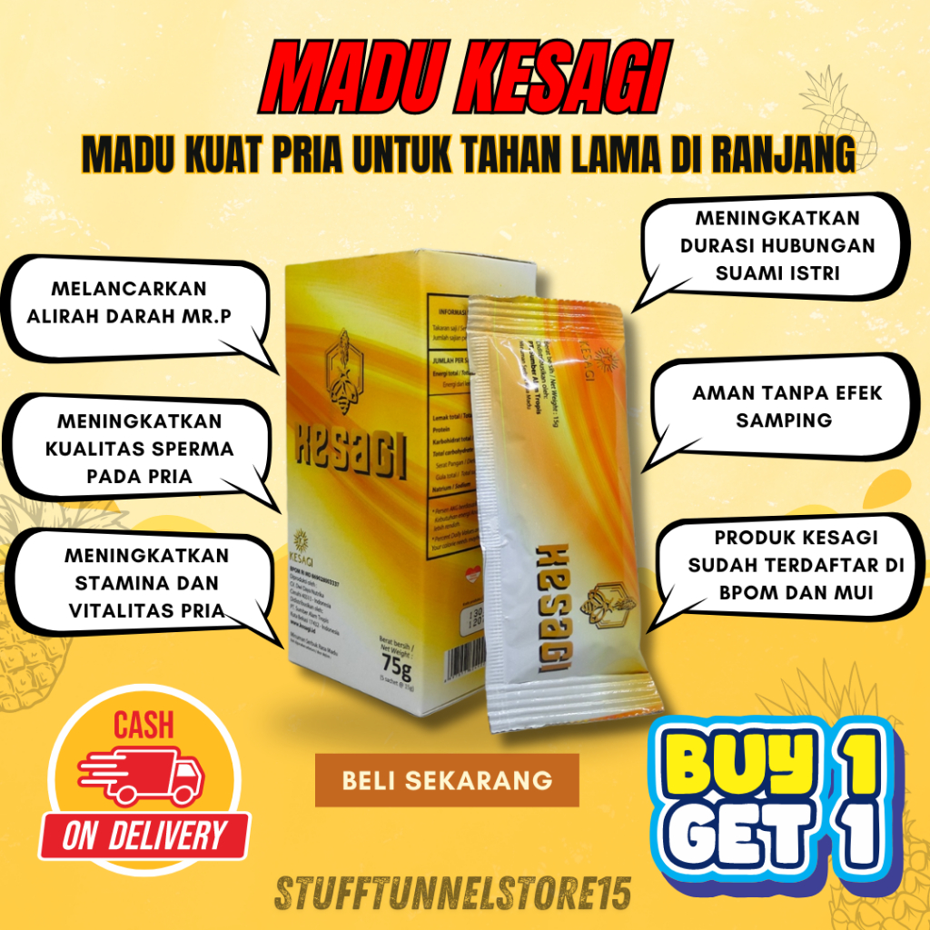 Jual Madu Kesagi Kosagi Original Asli Suplemen Pria Tahan lama Di ...
