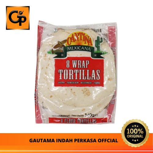 Jual Kulit Kebab Cantina Mexicana Flour Tortillas isi 8pcs Uk 20cm ...