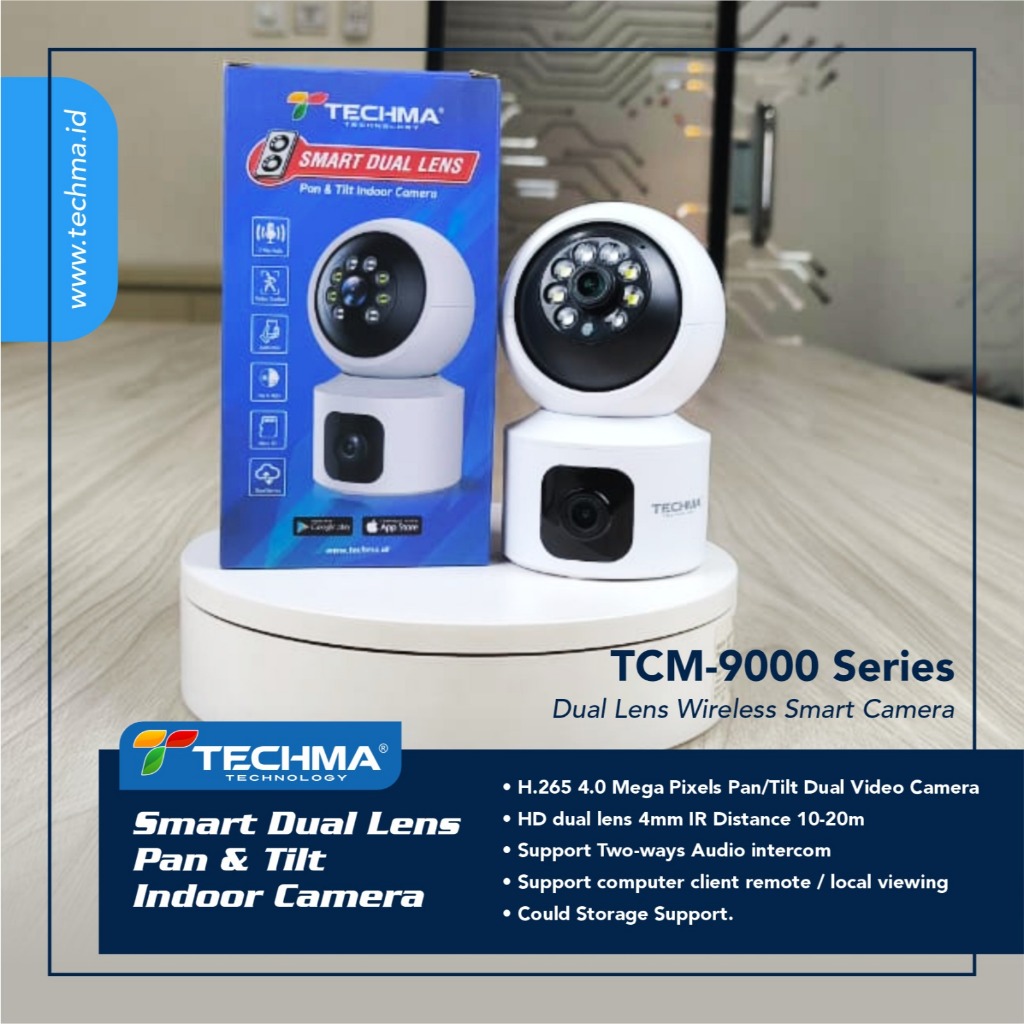 Jual TECHMA - Baby Camera Smart Dual Lens 1080 [Garansi Resmi] | Shopee ...