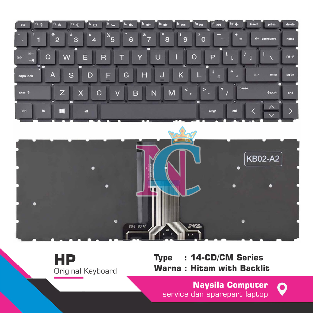 Jual Keyboard HP 14-CK 14-CD 14-CM 14-DH 14-CS 14-DQ 14s-FQ 240 G7 240 ...