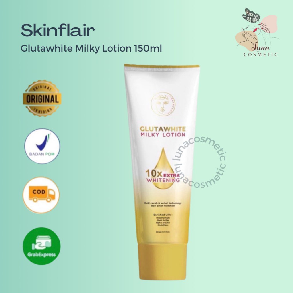 Jual Skinflair Glutawhite Milky Lotion 150ml | Shopee Indonesia