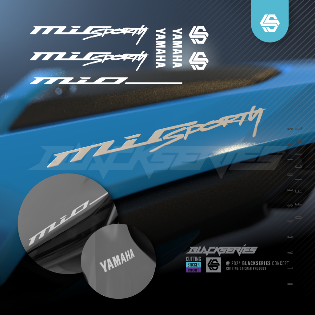 Jual Cutting Stiker Mio Sporty V2 | Stiker Set Yamaha Mio V2 | Mio V2 ...