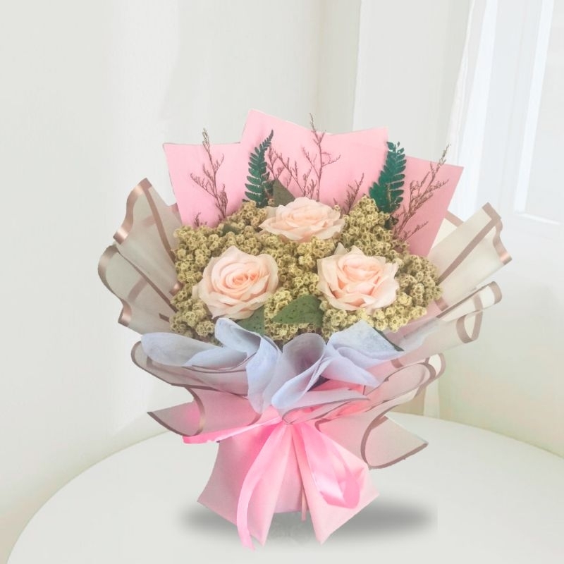 Jual Craftic Project | BOUQUET BUCKET BUKET BUNGA EDEL WISUDA SIDANG ...