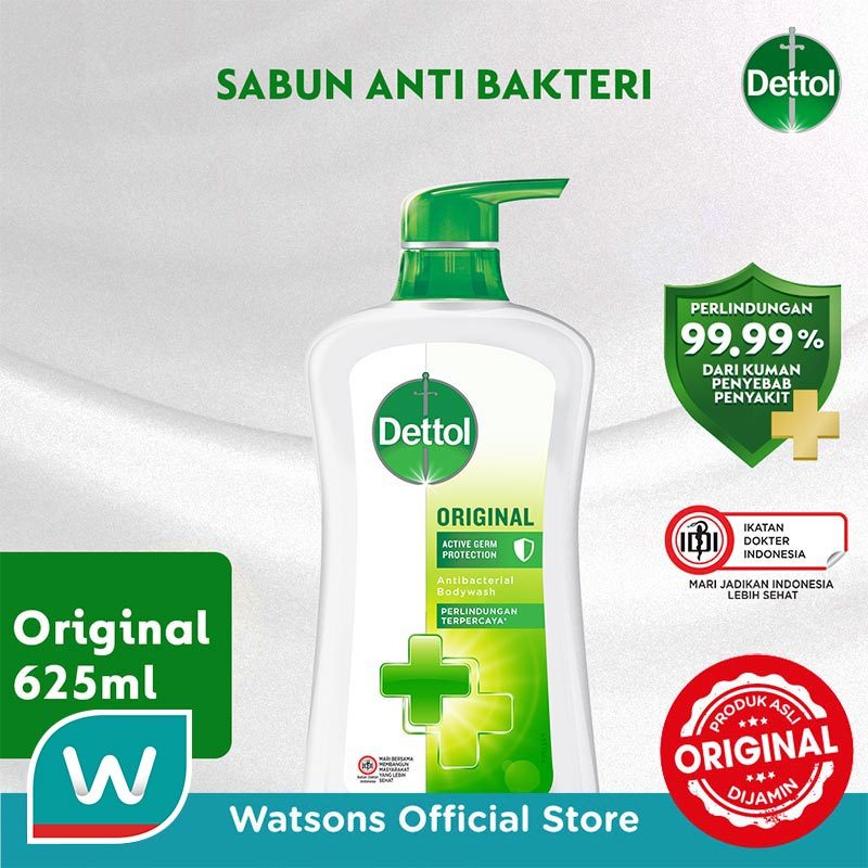 Jual Dettol Body Wash Original Pump 625ml | Shopee Indonesia