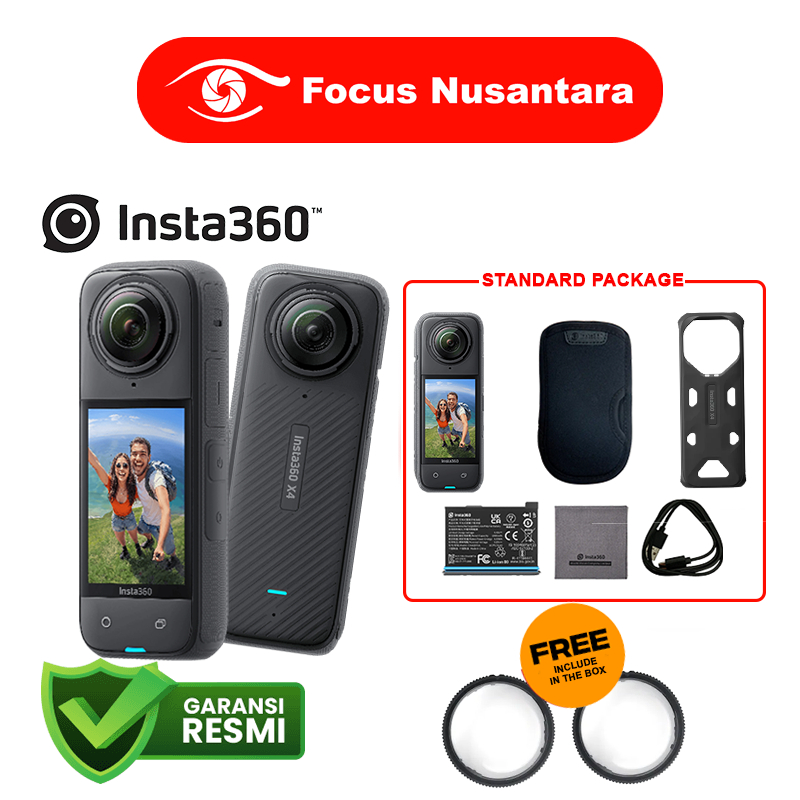 Jual Insta360 X4 360° 8K Action Camera Insta 360 One X 4 Waterproof GARANSI RESMI | Shopee Indonesia