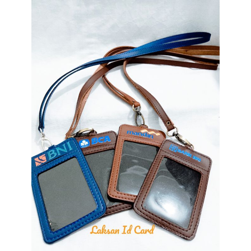 Jual Id Card Holder Kulit Name Tag Holder BRI BCA MANDIRI BNI TERBARU ...