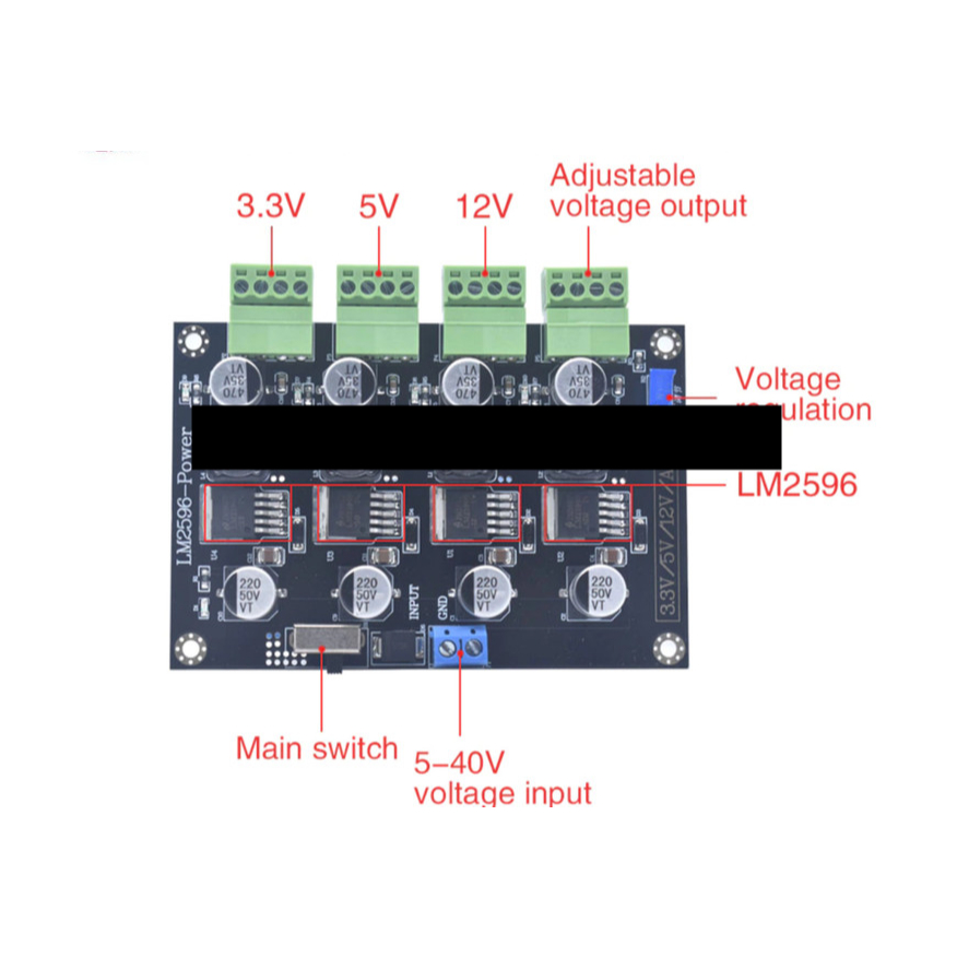 Jual Modul Multi Power Supply Regulator DC Converter LM2596 | Shopee ...