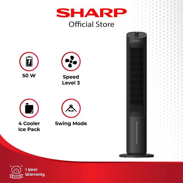 Jual Sharp Air Cooler - With 4 Ice Pack - PJ-R34TY-B | Shopee Indonesia