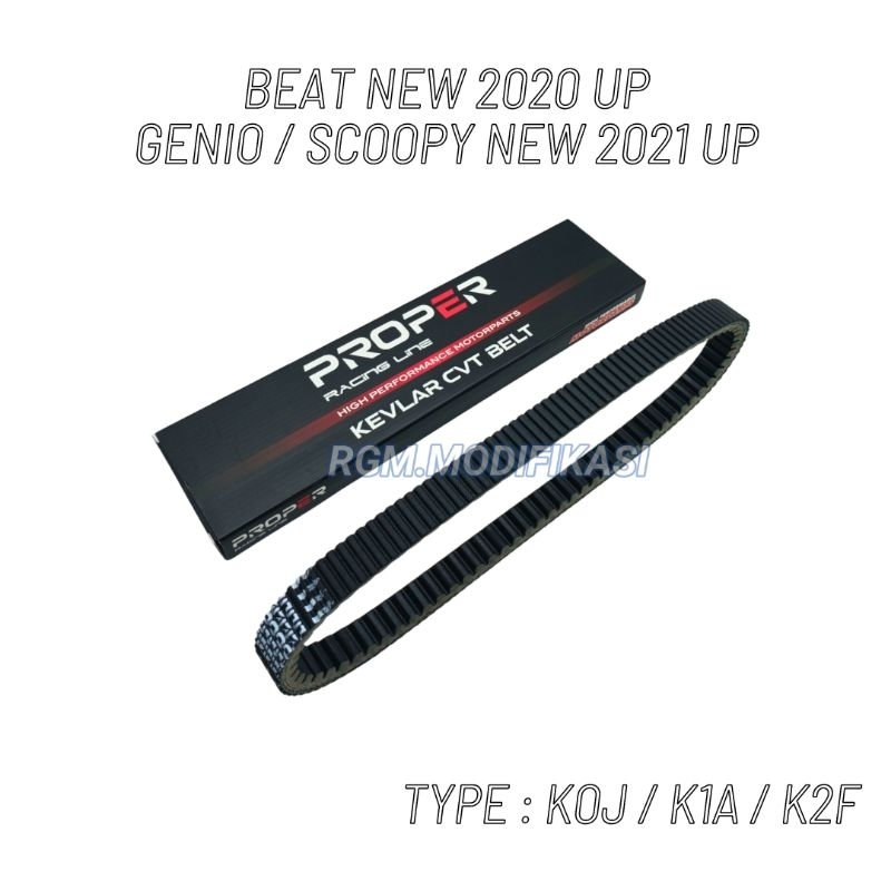 Jual VANBELT V BELT KEVLAR PROPER RACING LINE GENIO BEAT DELUXE SCOOPY ...