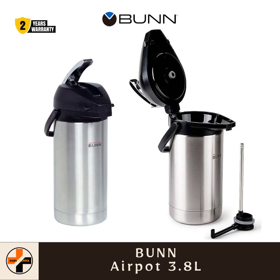 Jual BUNN Airpot 3.8L Hot Water Dispenser Stainless Steel | Shopee ...