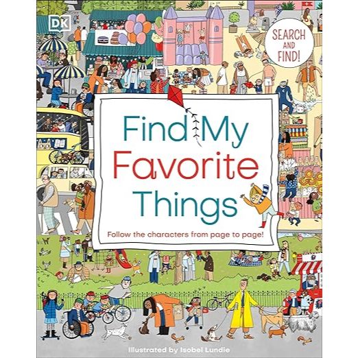 Jual Find My Favourite Things - Search and Find book DK | Shopee Indonesia