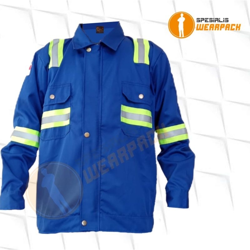 Jual Wearpack Kerja Safety/Baju kerja Safety Atasan/Kemeja Kerja proyek ...