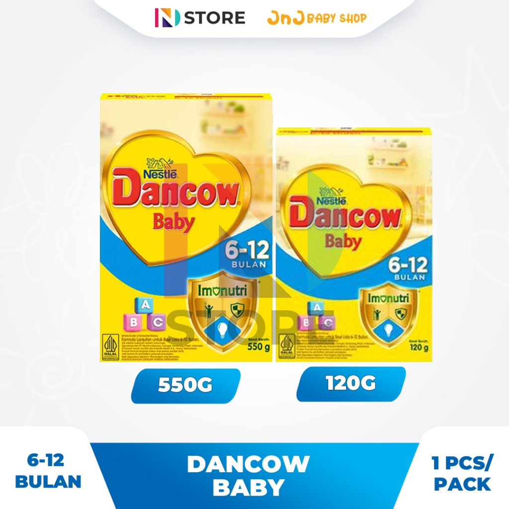 Jual Dancow Baby 6-12 Bulan Kemasan 120g dan 550g | Shopee Indonesia
