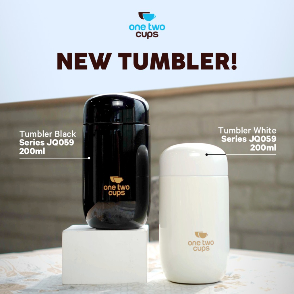 Jual One Two Cups Botol Minum Tumbler Mini Thermos Panas Dingin Stainless Steel 200ml - JQ059 ...