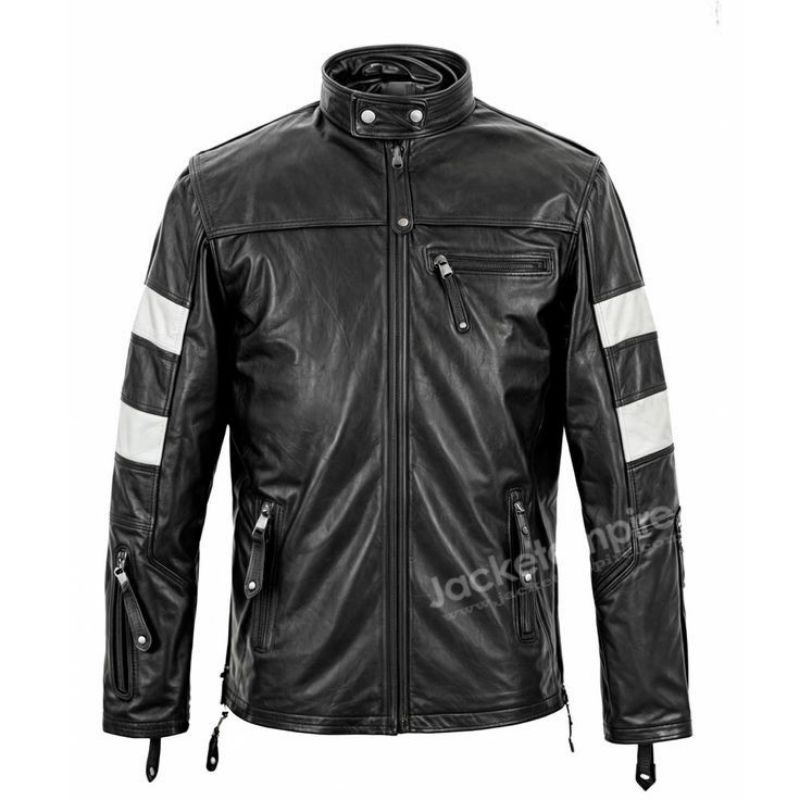 Jual Jaket kulit motor pria asli domba original gratis protek leather ...