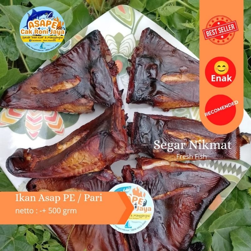 Jual ikan pe asap/ikan pari asap besar dan tebal 6 iris murah dan ...